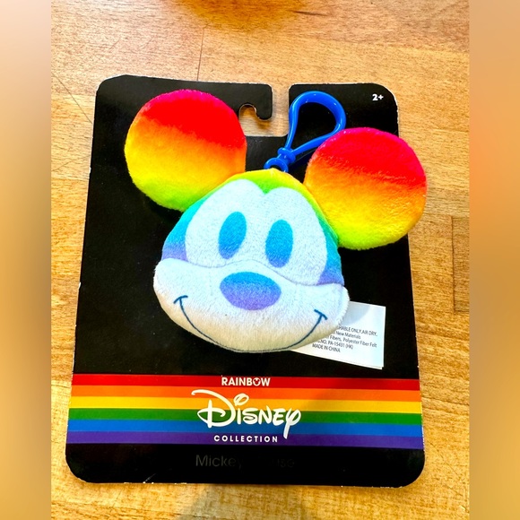 Disney | Accessories | Disney Rainbow Collection Mickey Mouse Plush ...